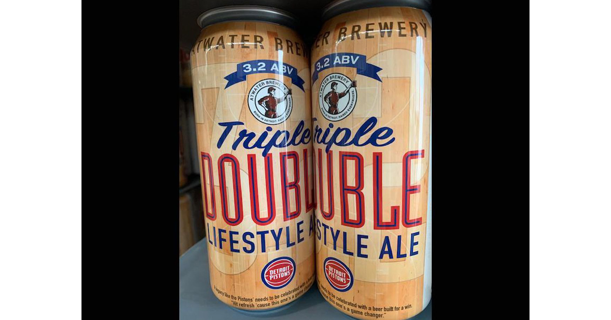 Detroit Pistons and Atwater Brewery Create New Beer: Triple Double Low ...