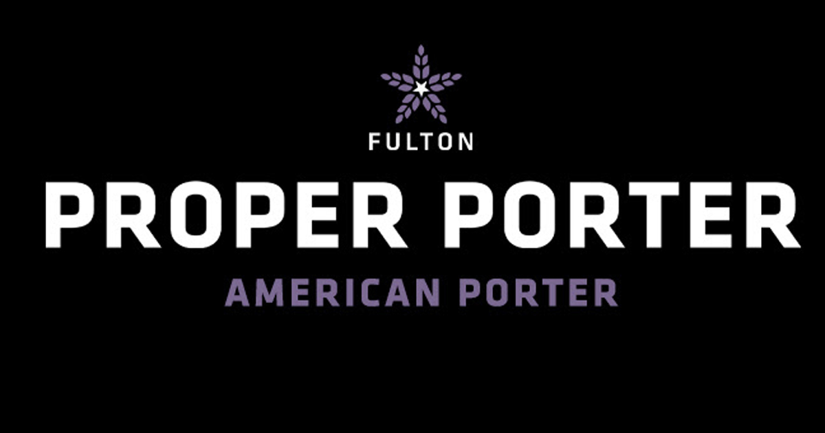 Fulton Brewing Releases Proper Porter Full-Time In Bottles - The Beer ...